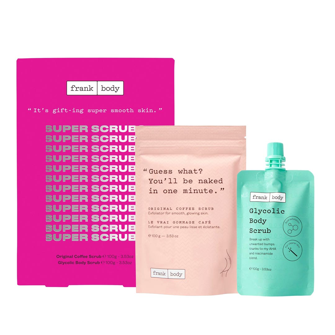Frank Body Super Scrubs Kit | Face the Future