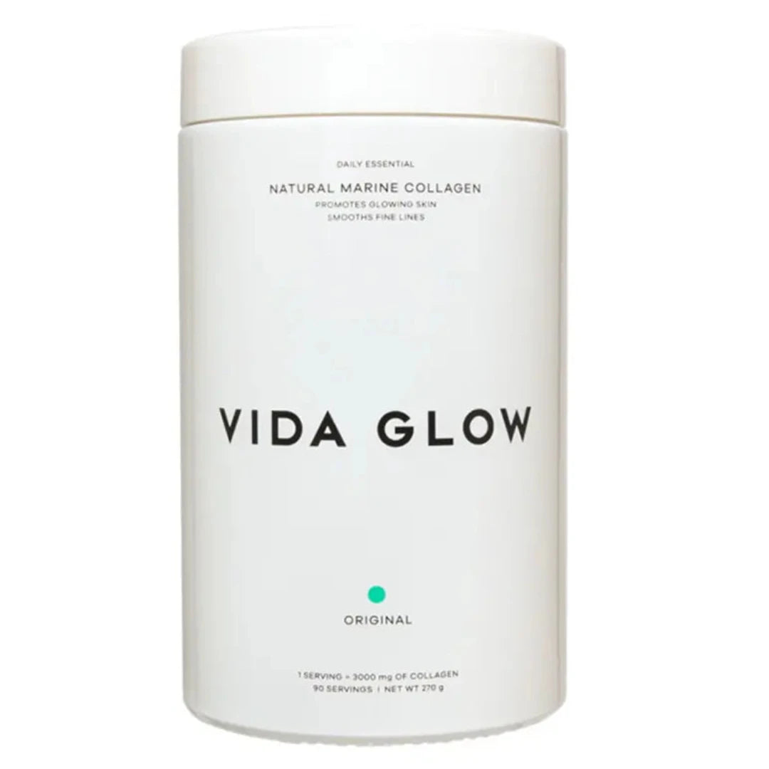 Vida Glow Natural Marine Collagen Supplement Caddy | Face the Future